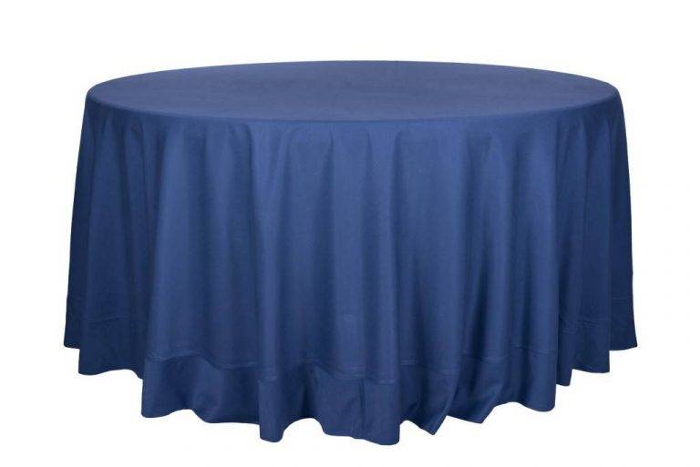 MANTEL AZUL MARINO BRILLOSO DE 60′ – Eventos Del Cibao