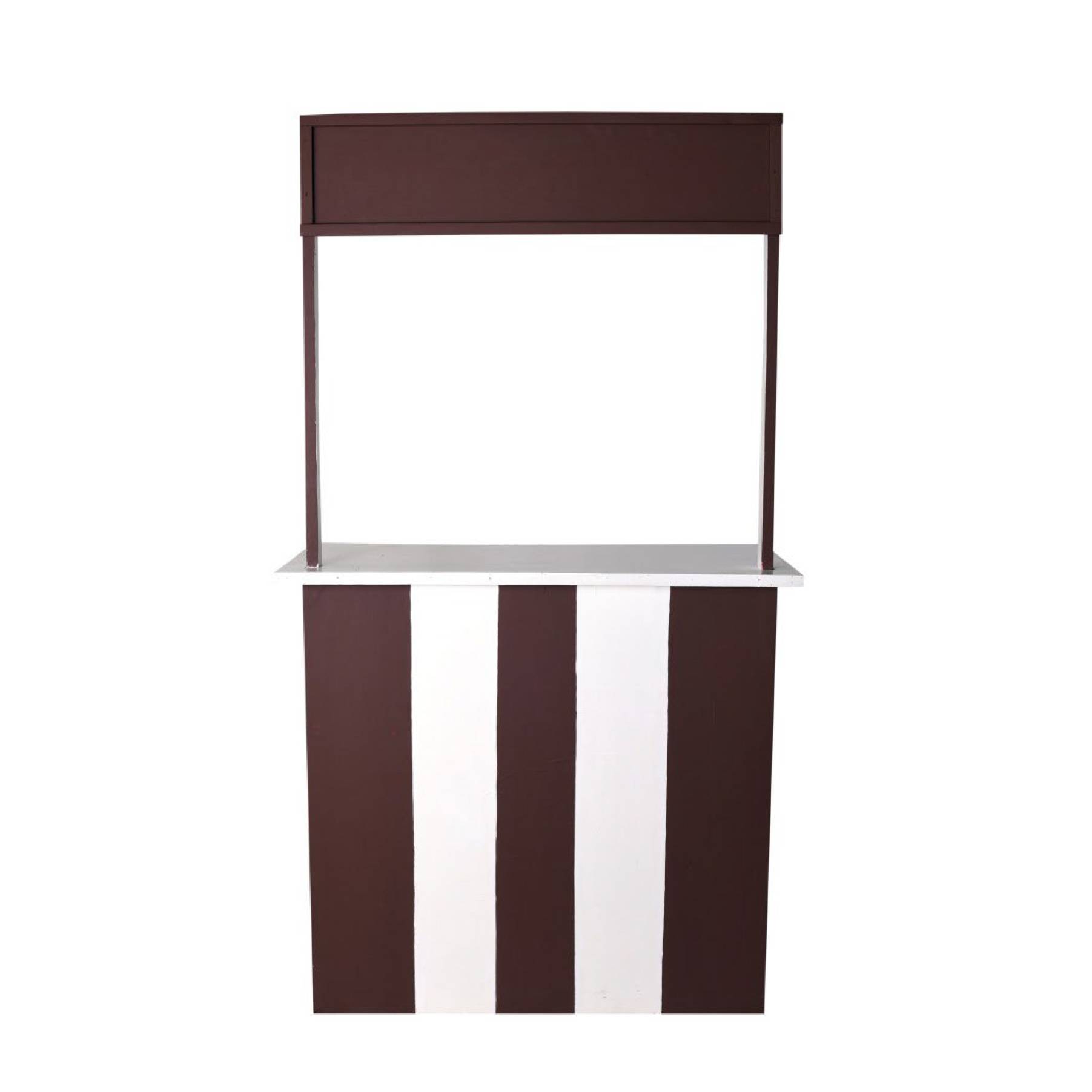 ESTANTE TICKETS MARRON CON RAYAS BLANCAS – Eventos Del Cibao