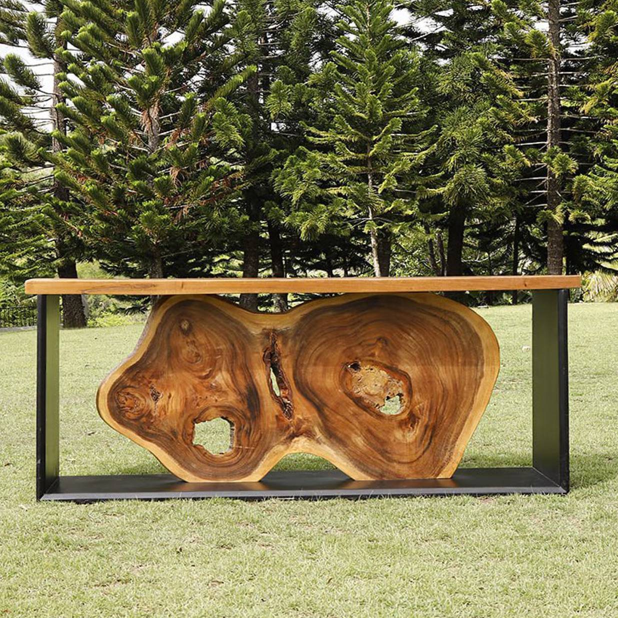 REPISA RÚSTICA CON CENTRO EN TRONCO – Eventos Del Cibao