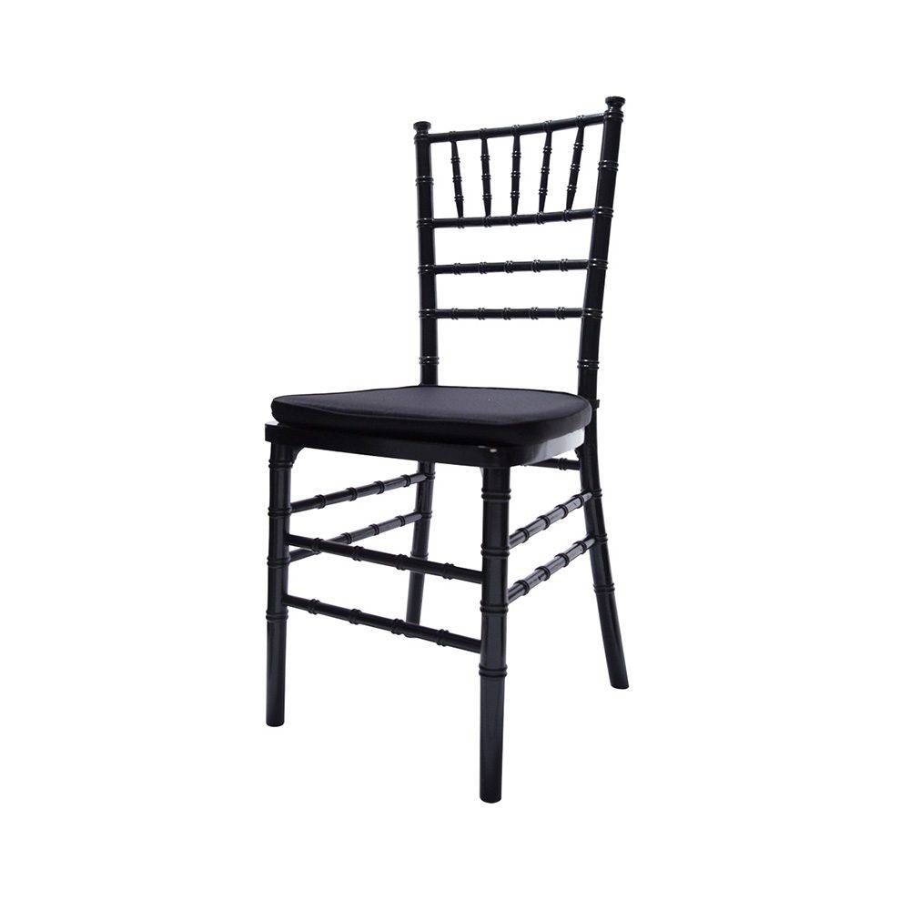 SILLAS TIFFANY NEGRA - Eventos Del Cibao