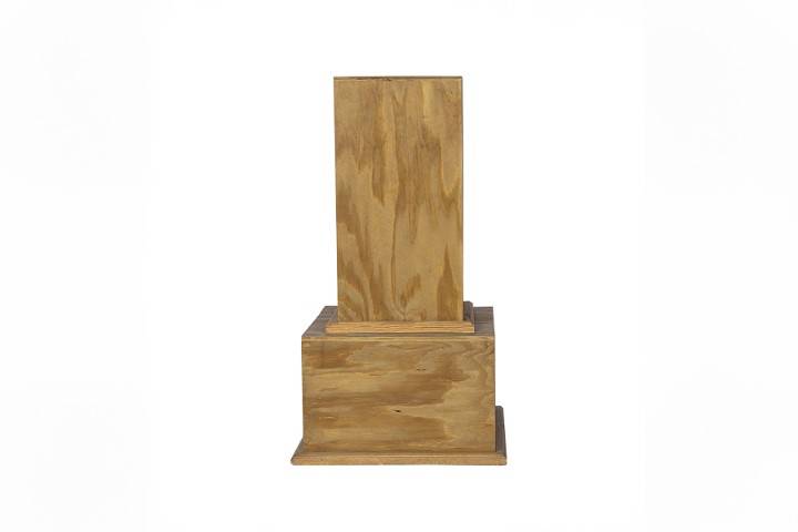 COLUMNA EN MADERA NATURAL 18X36″ – Eventos Del Cibao